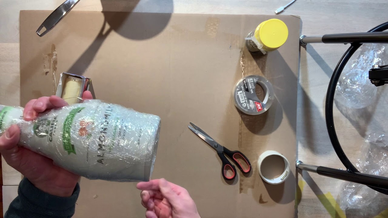 How to make a packing tape mold - YouTube