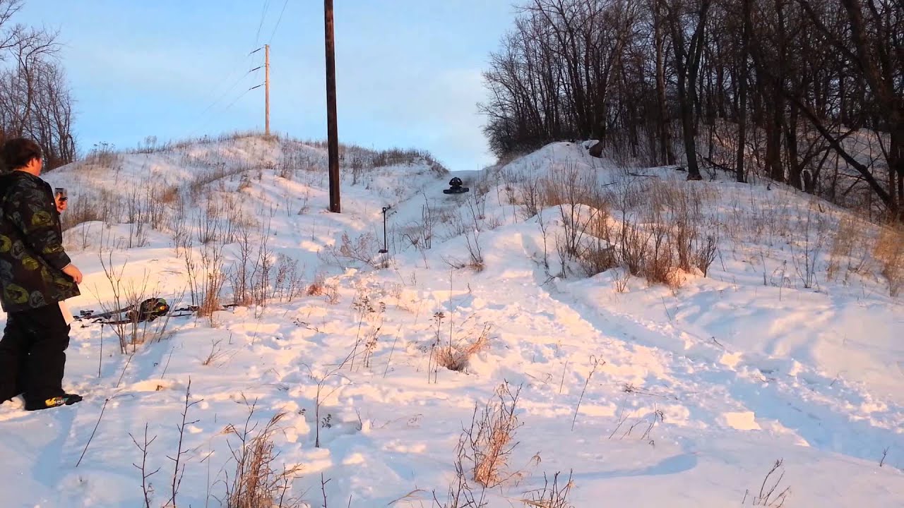 Skiing/Snowboarding. Walhalla, North Dakota (3) - YouTube
