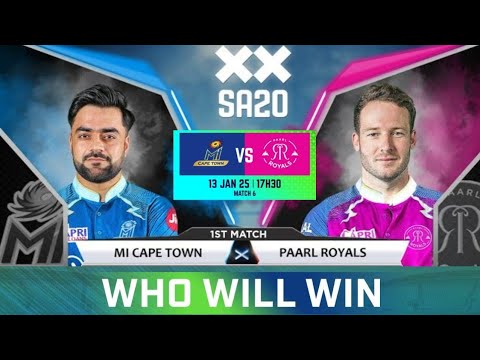 MI Cape Town vs Paarl Royals | Thrilling Highlights from the 6th Match ...