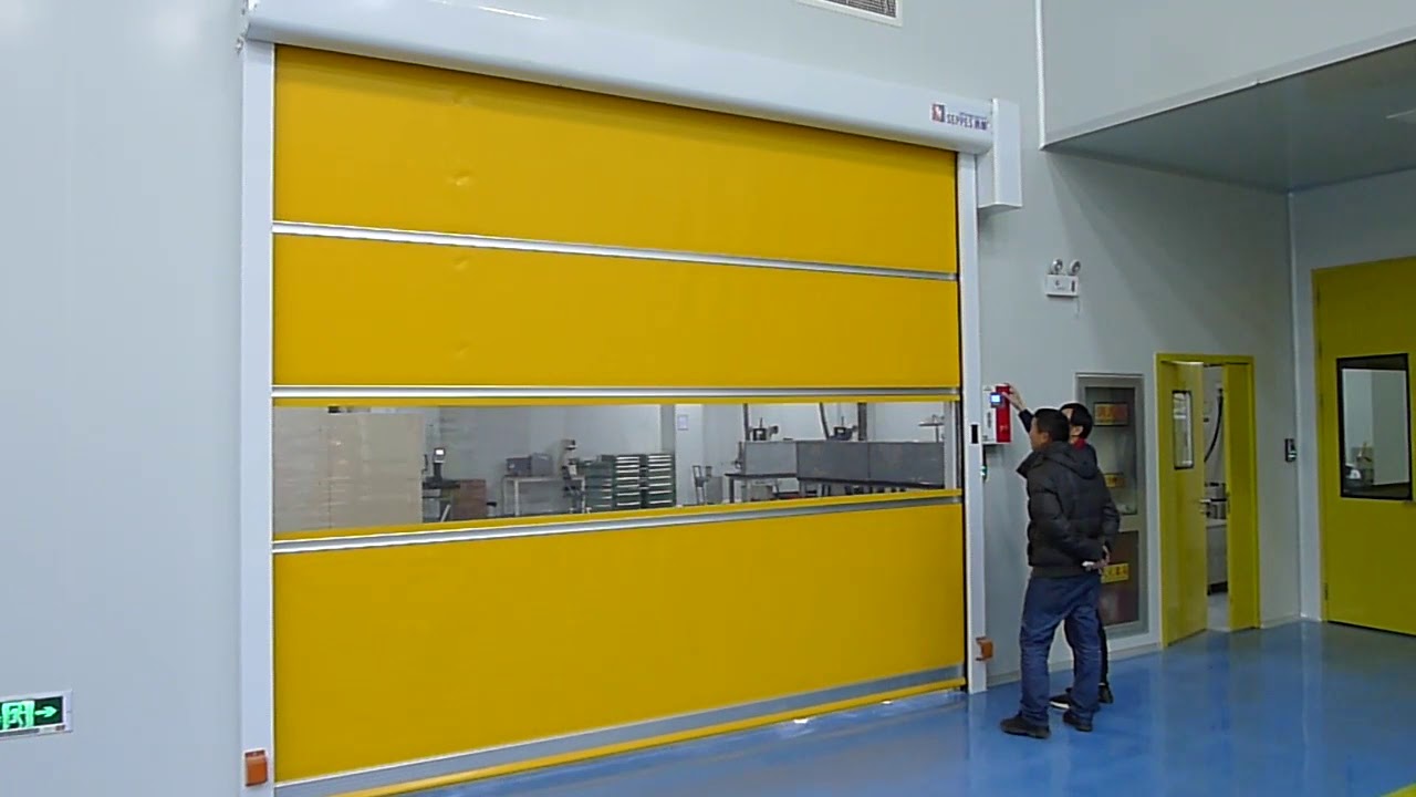 food factory use rapid door - YouTube