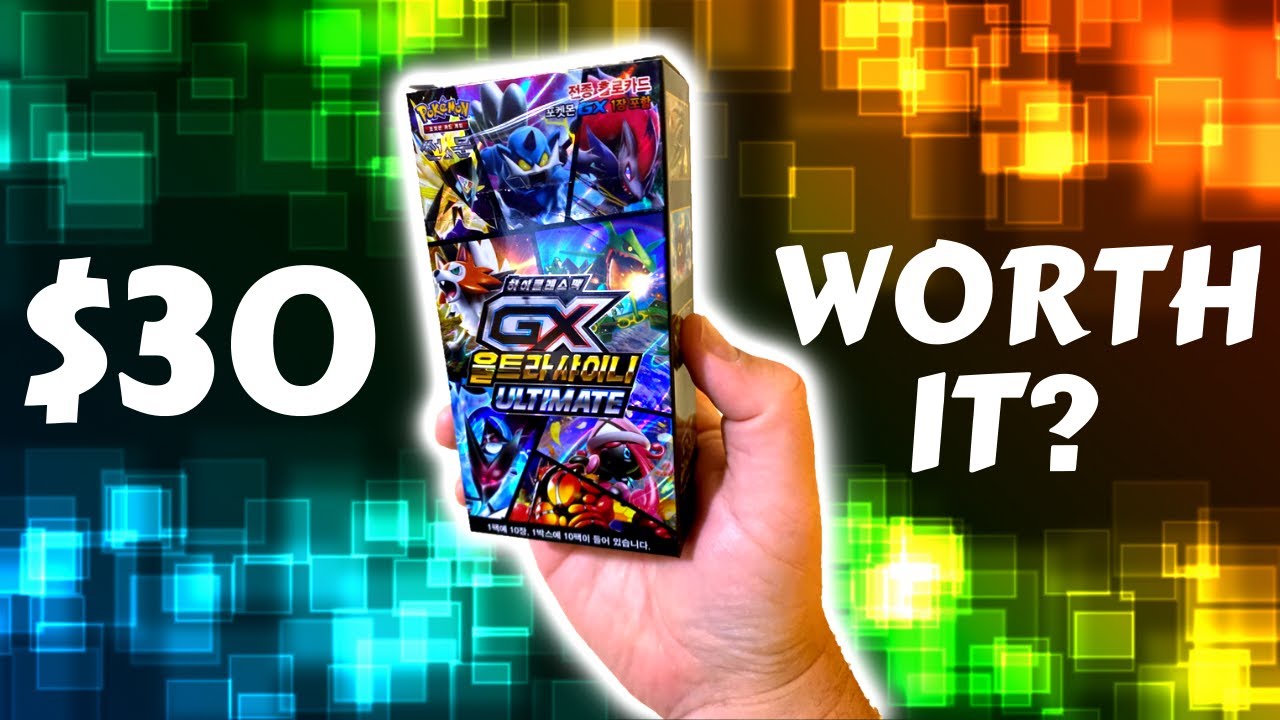 The SHINY HUNT CONTINUES! Korean GX Ultra Shiny Booster Box! - YouTube