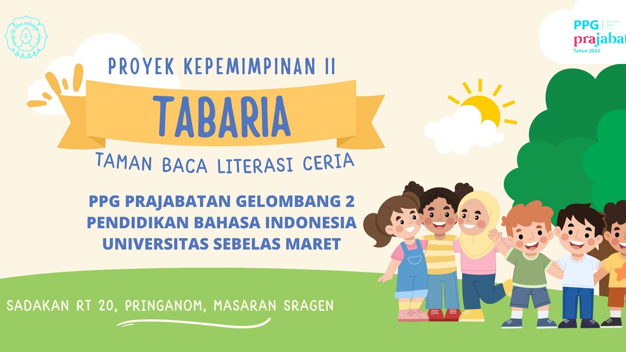 TABARIA (Taman Baca Literasi Ceria) Hari 3 - YouTube