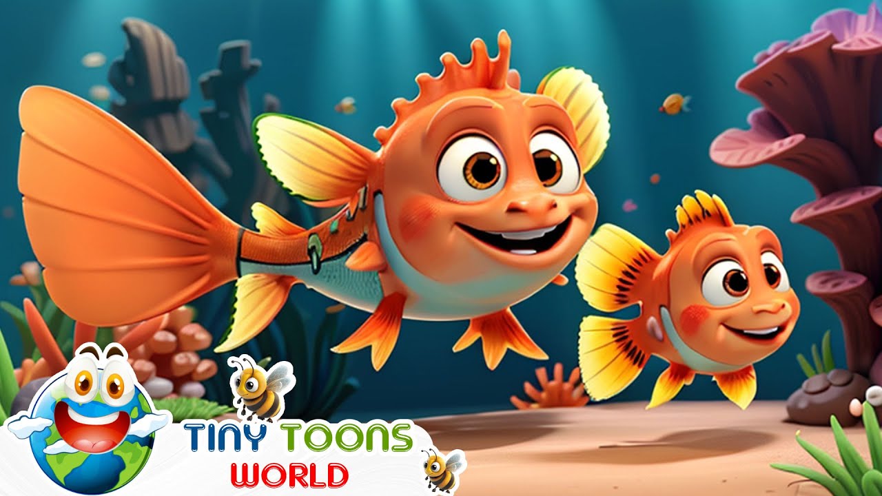 The Fish Rhymes Song | @TinyToonsWorld0307 Nursery Rhymes & Kids Songs ...