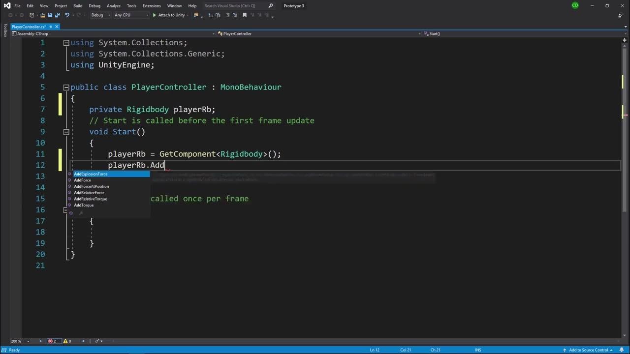 Lesson 3 1 Jump Force Unity Learn 4 - YouTube