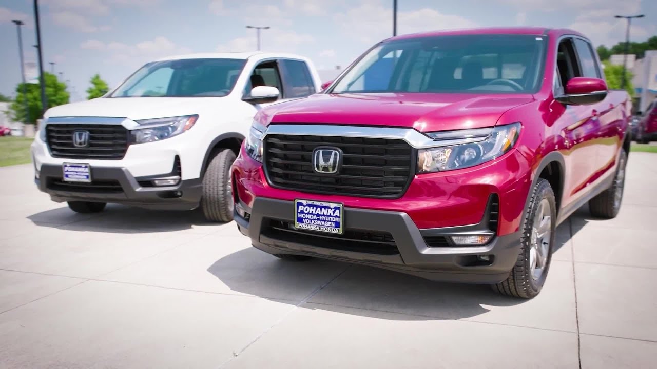 2023 Honda Ridgeline AWD RLT Radiant Red Metallic Walkaround Washington ...