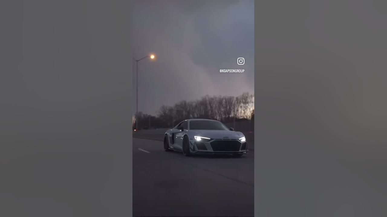 Audi R8 Goodbye of the stereo - YouTube