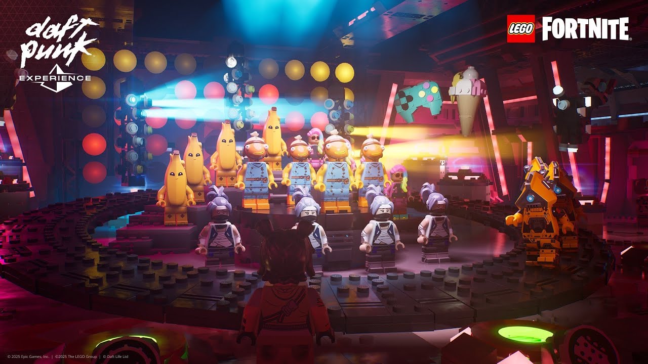 LEGO Fortnite: Daft Punk’s Around The World Recreation Room - YouTube