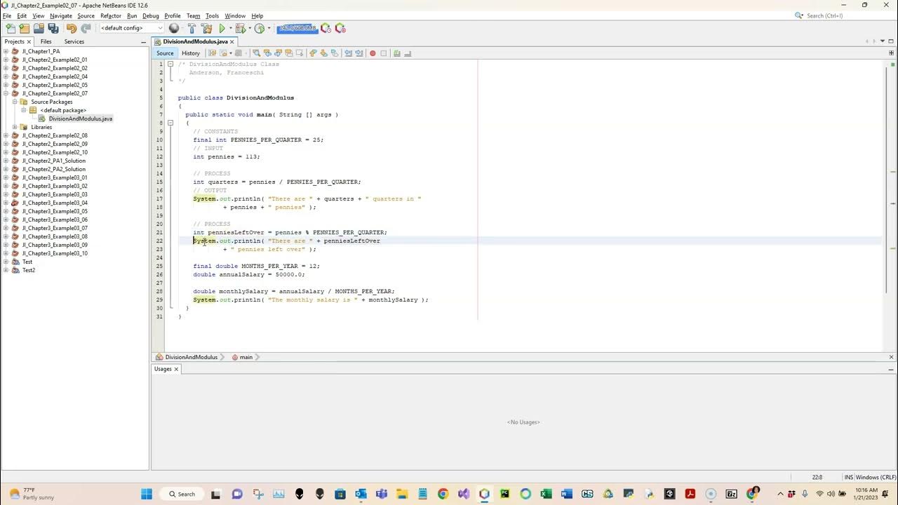 Java Illuminated Code Review Episode 2 - Exercise 2.7 to PA2 (Chapter 2 ...