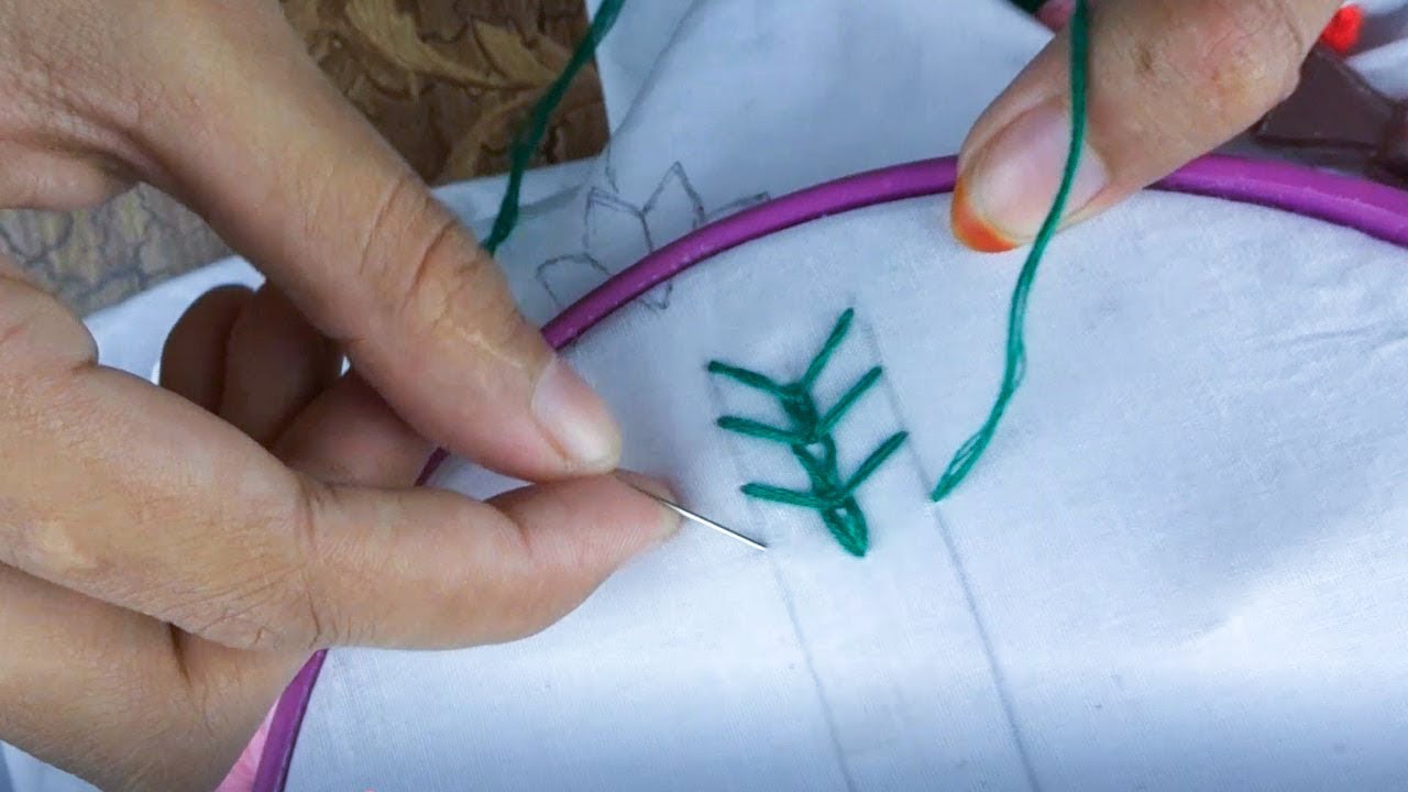 weather stitch|hand embroidery designs - YouTube