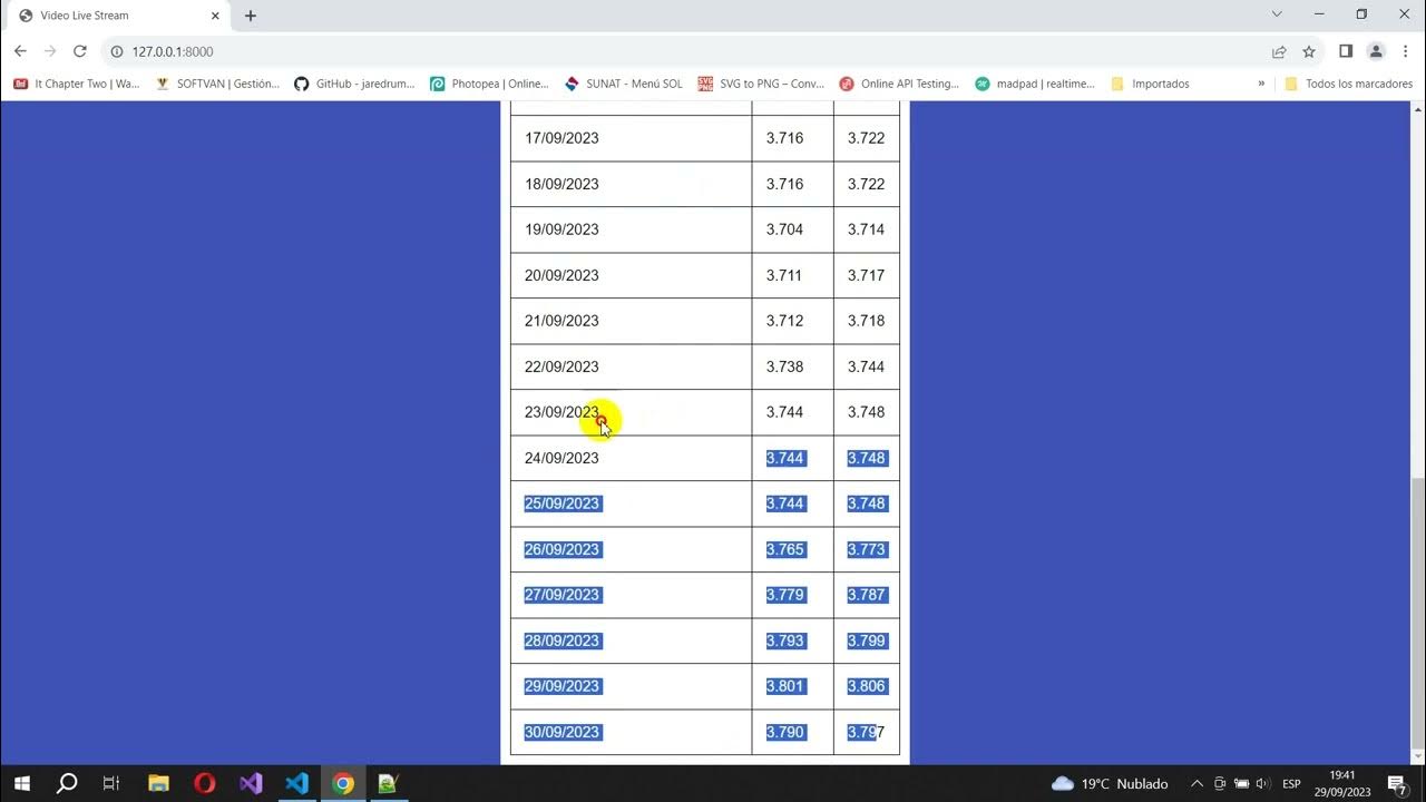 Consulta Tipo Cambio SUNAT Python con Selenium - YouTube