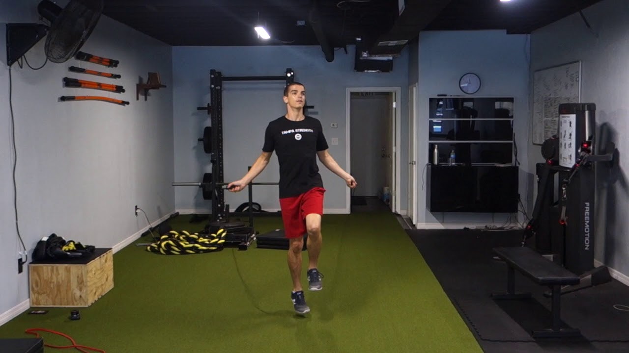 Single Leg Jump Rope - YouTube