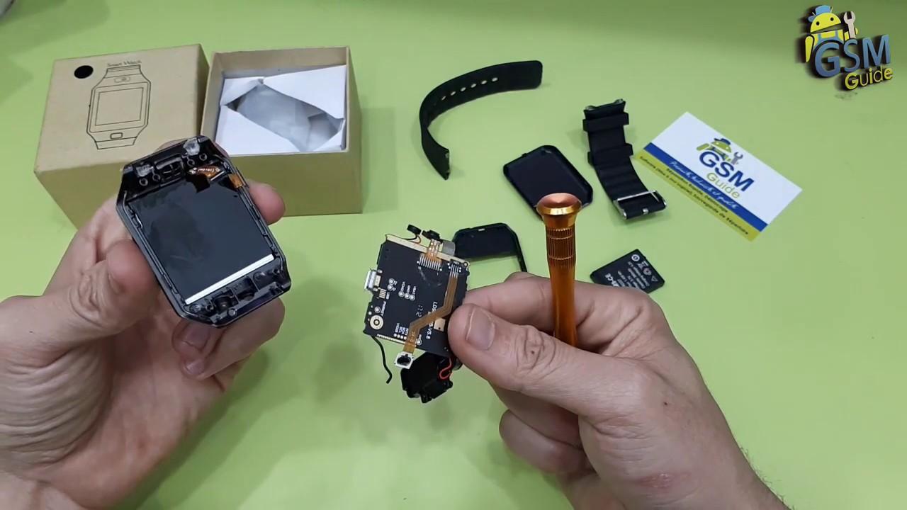 Fake smart Watch Terdown Disassembly for repair 2019 - YouTube