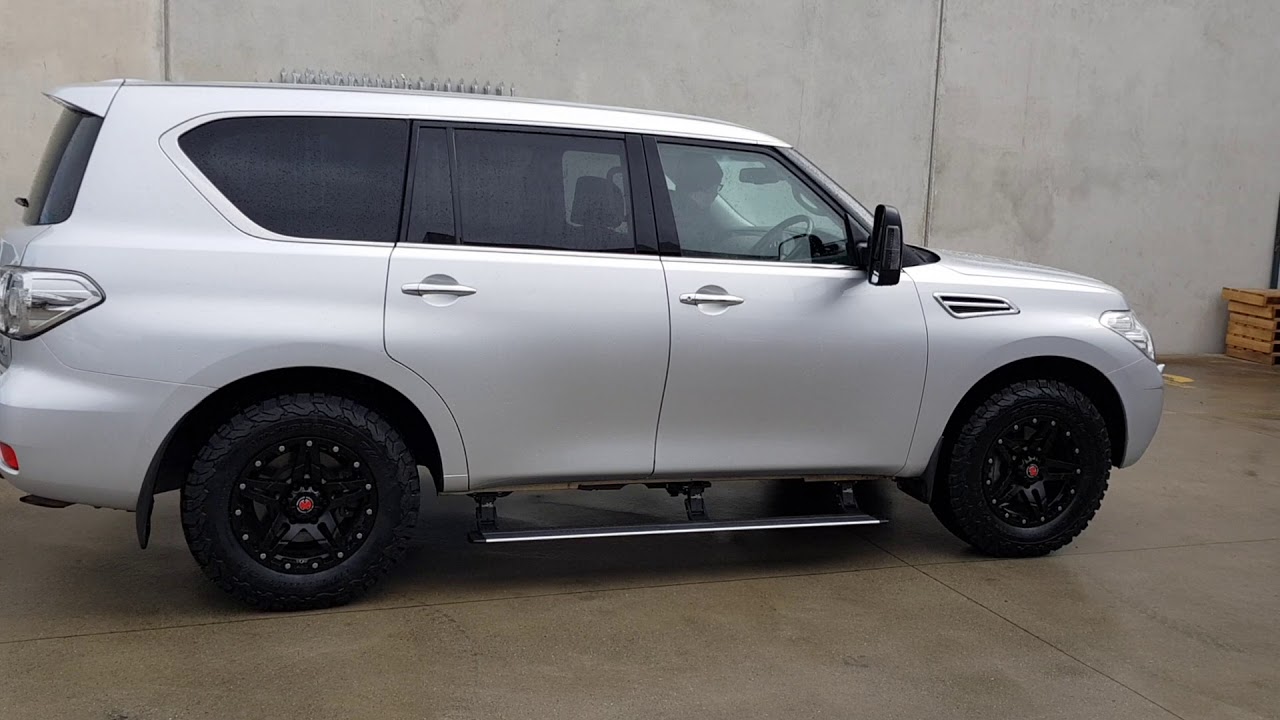 Clearview Power Boards Retractable Side Steps for Nissan Patrol Y62 ...