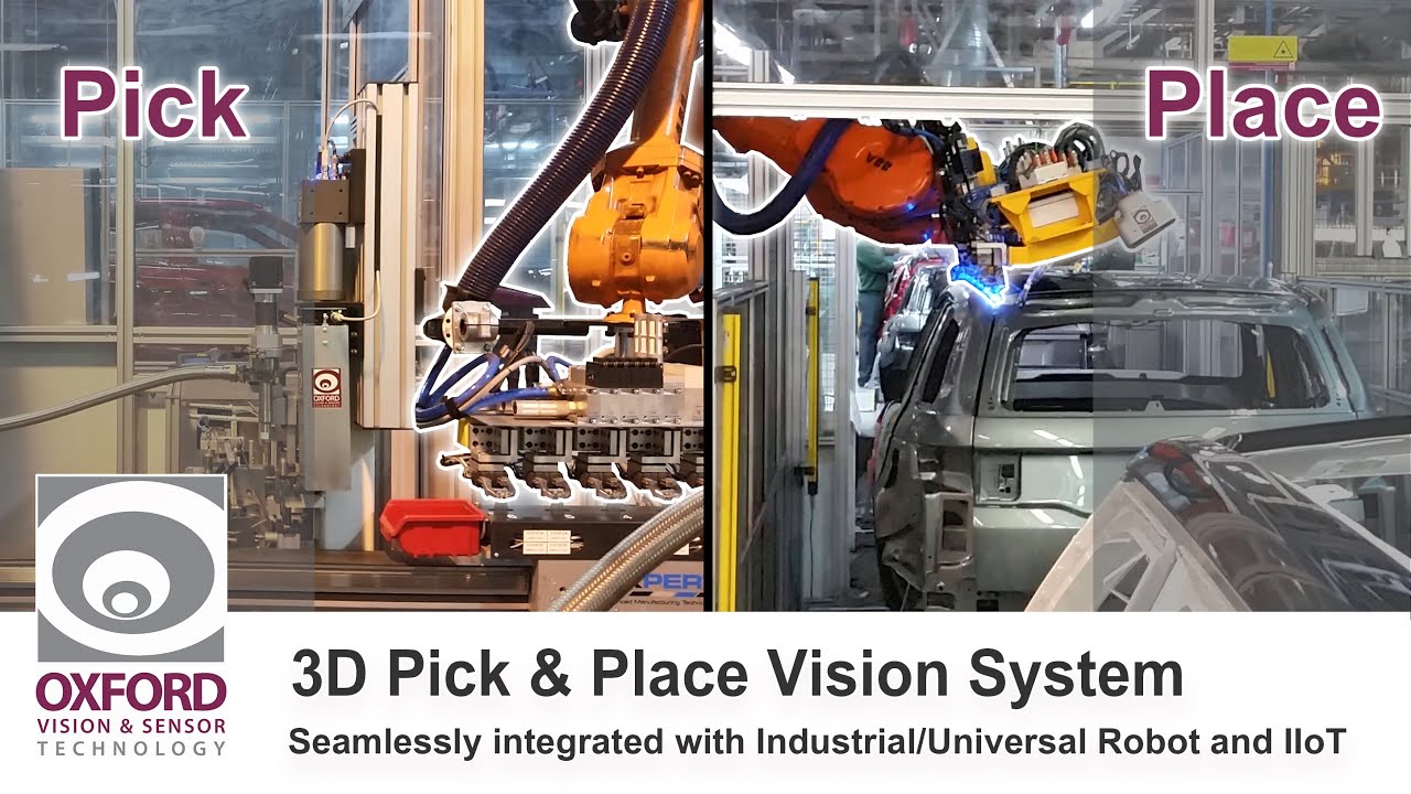Pick & Place 3D Vision System with Universal Robot and IIoT - YouTube