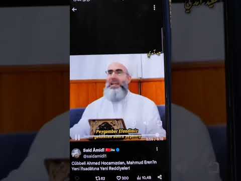 Cübbeli Ahmet Hoca dan Mahmud Eren Hocaya iftira