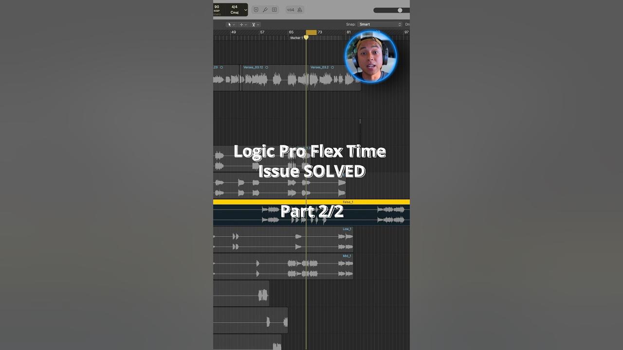 Logic Pro Flex Time Issue SOLVED Part 2/2. #logicpro #logicprox #mixingtips - YouTube