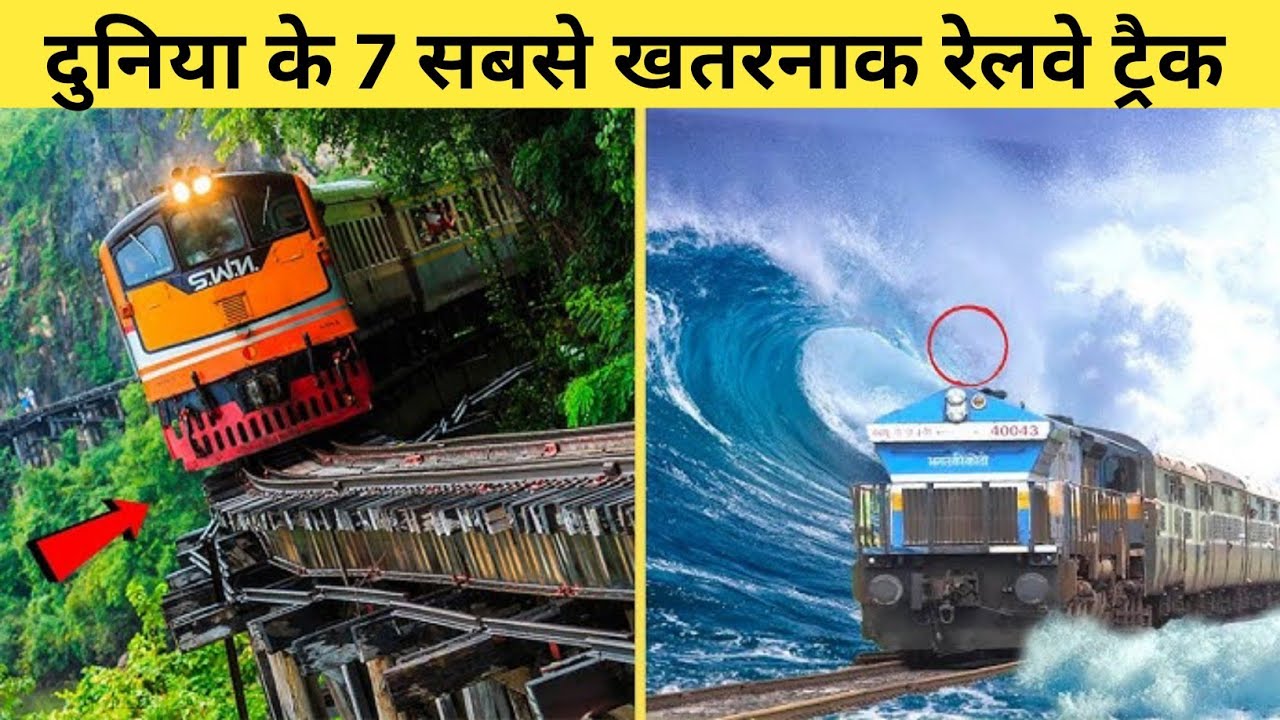 The World's Most Dangerous Train Tracks - YouTube
