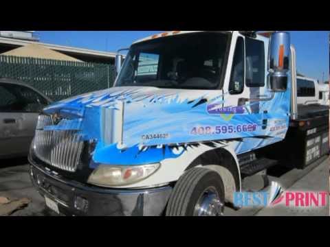 Tow truck wrap - YouTube