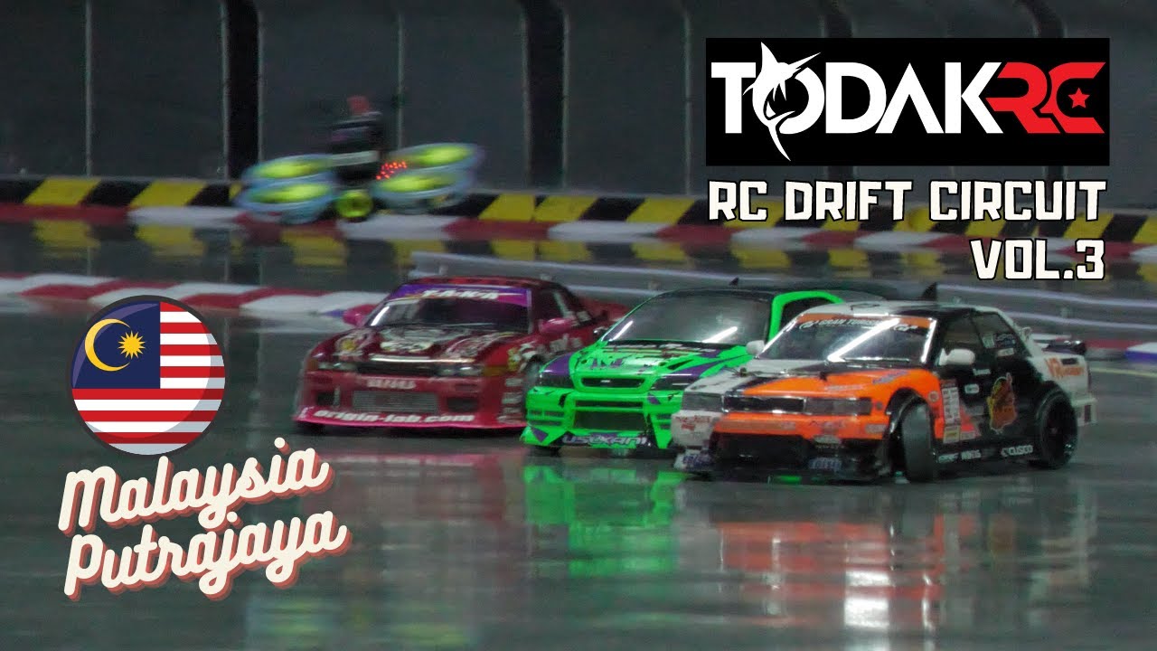 【ラジドリ】世界のドリフトサーキット マレーシア編 TODAK RC #3 With the drone - YouTube