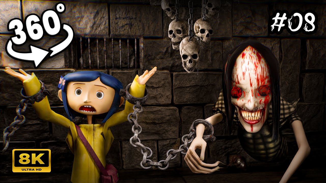 360° CORALINE | Imprisoned with the Beldam #8 | Scary VR 360º 8K ...