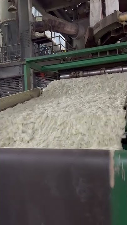 rock wool production line pendulum part - YouTube