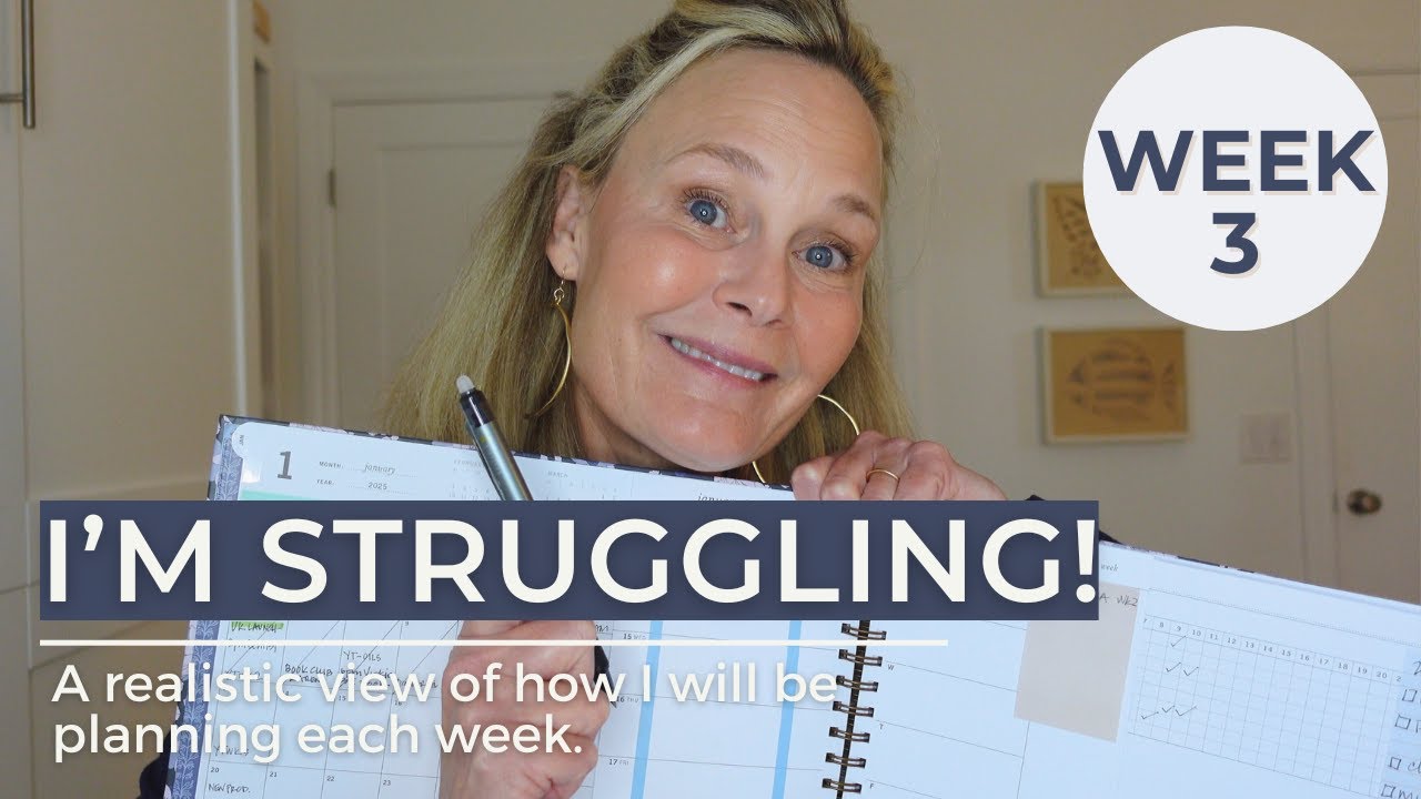 Refining My Planning System | Overwhelmed to Organized WK 3 | Beginner ...