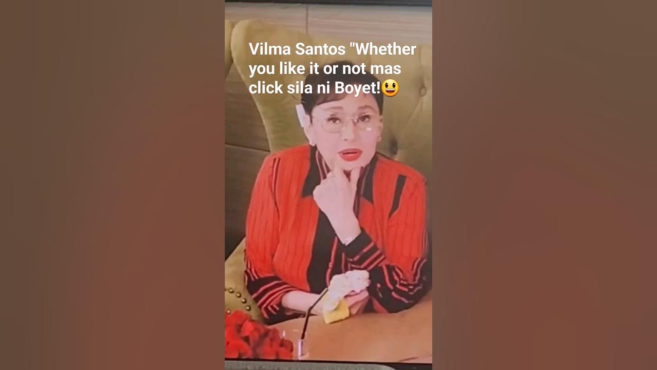Boyet DeLeon at Vilma Santos mas click sila kung sila ang nagkatuluyan!😋#entertainment - YouTube