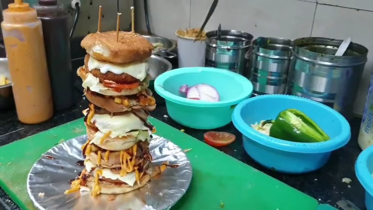Lambu Burger Burger Making - YouTube