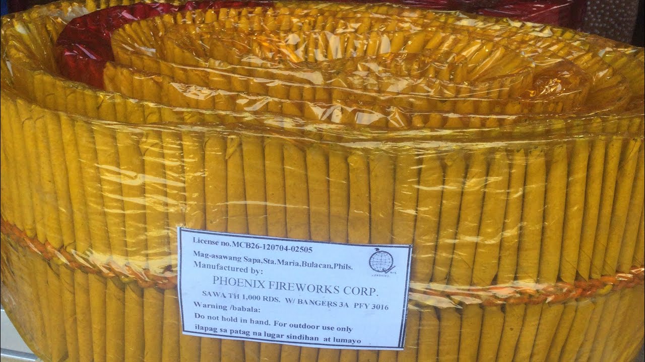 Phoenix Fireworks Sawa Thunder 1k rounds,. New Year 2022, Naputol 😁 ...