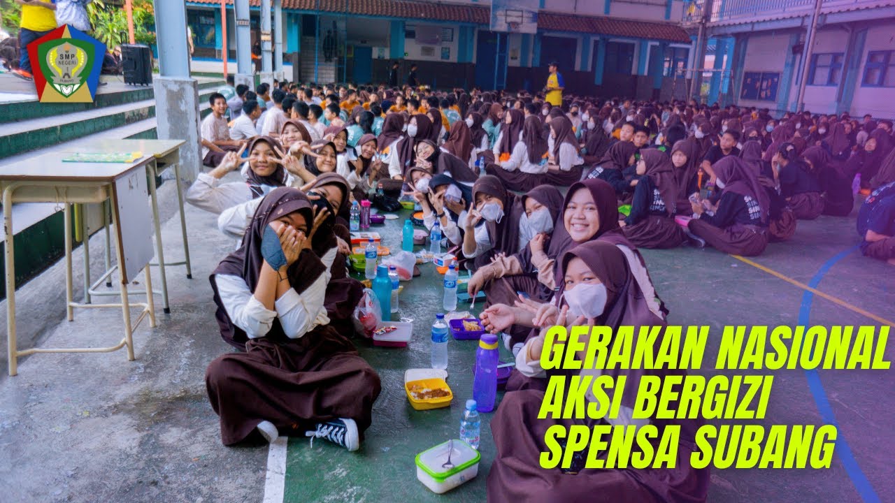 Gerakan Nasional Aksi Bergizi Spensa Subang - YouTube