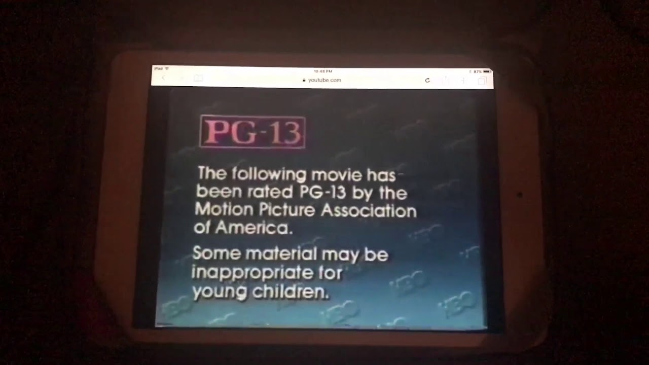 HBO Rated PG-13 1985 - YouTube