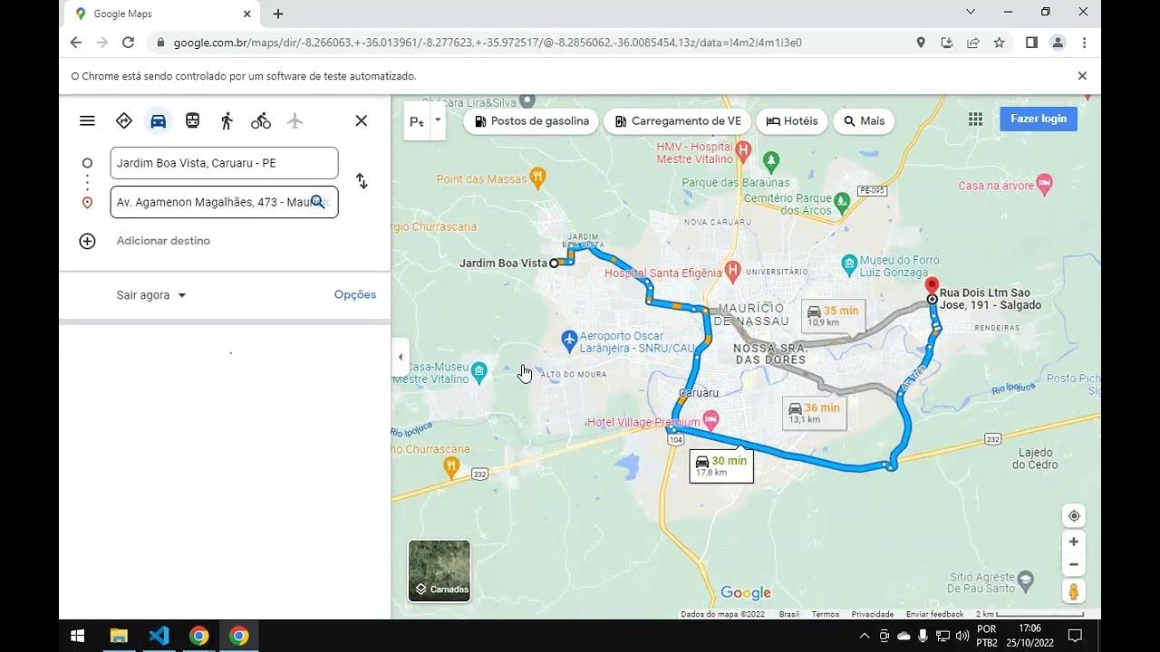 Problema do Caixeiro Viajante - Aplicação em Python integrada ao Google ...