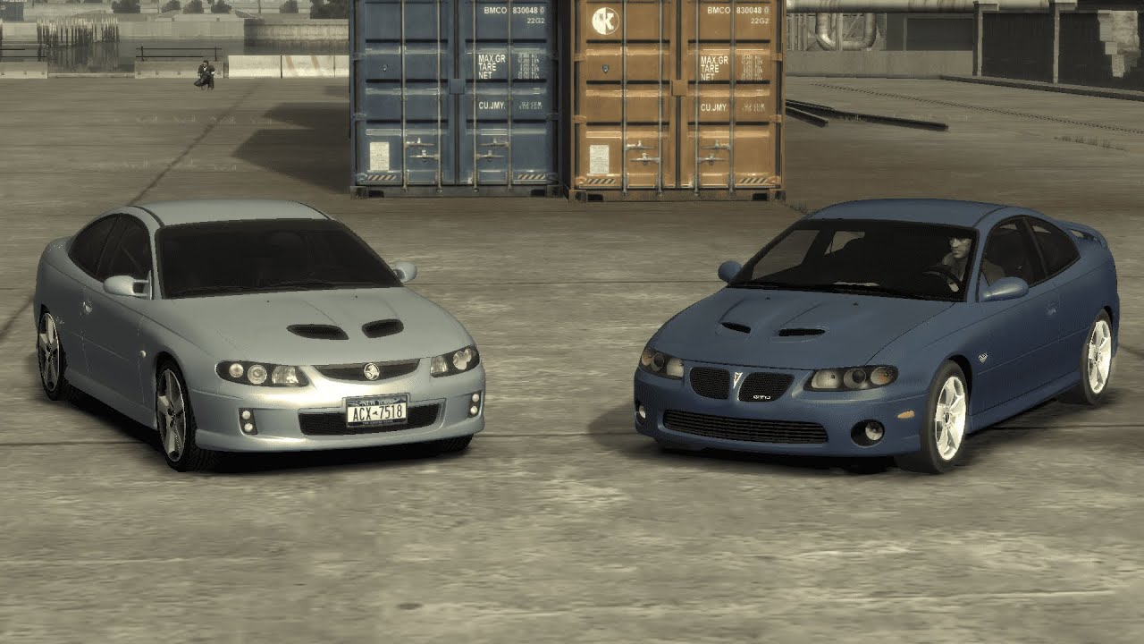 GTA IV HOLDEN MONARO AND PONTIAC GTO CRASH TESTING HD - YouTube