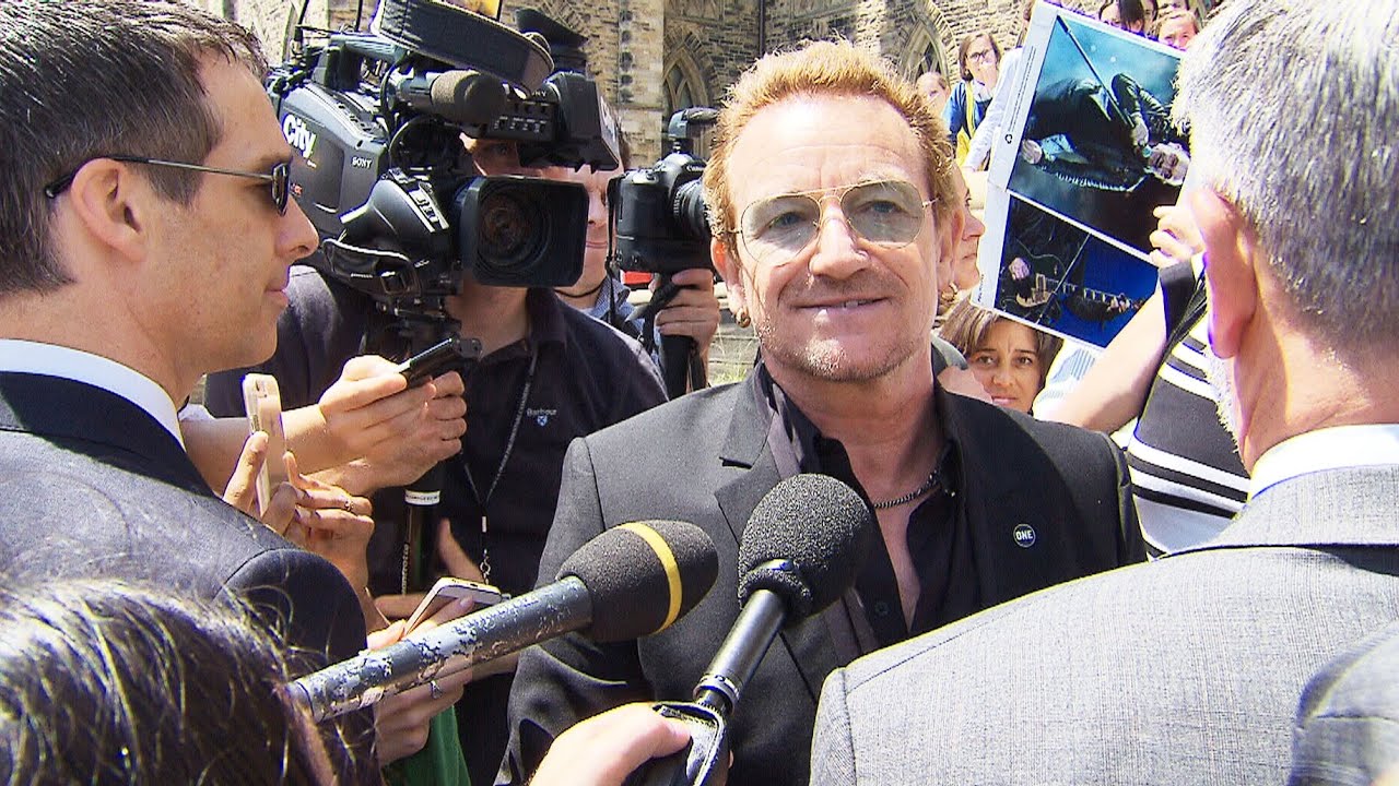 'I want to thank Canada': Bono - YouTube