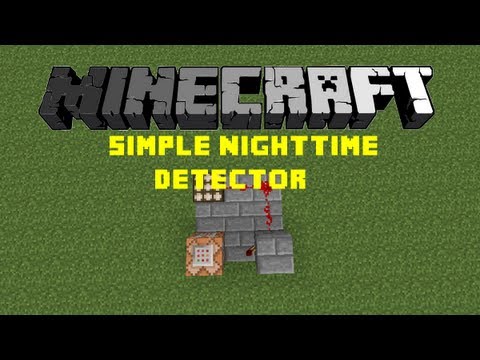 How To Make A Simple Command Block Day & Night Detector [Minecraft ...