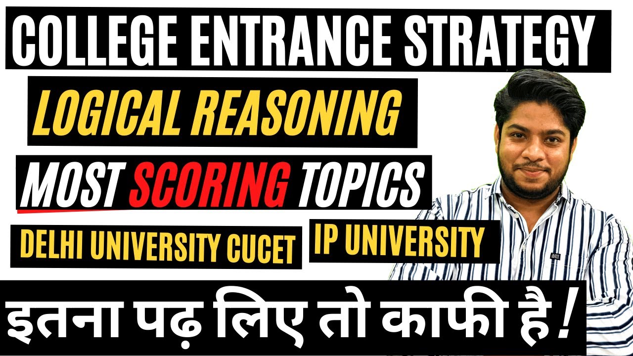 MOST IMPORTANT TOPICS Logical Reasoning For General Test CUET IPU CET most-important-topics-logical-reasoning-for-general-test-cuet-ipu-cet