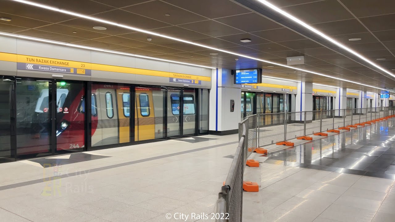 NEW & MANY! [ MRT Putrajaya ] Hyundai Rotem Test Trains at TRX station ...