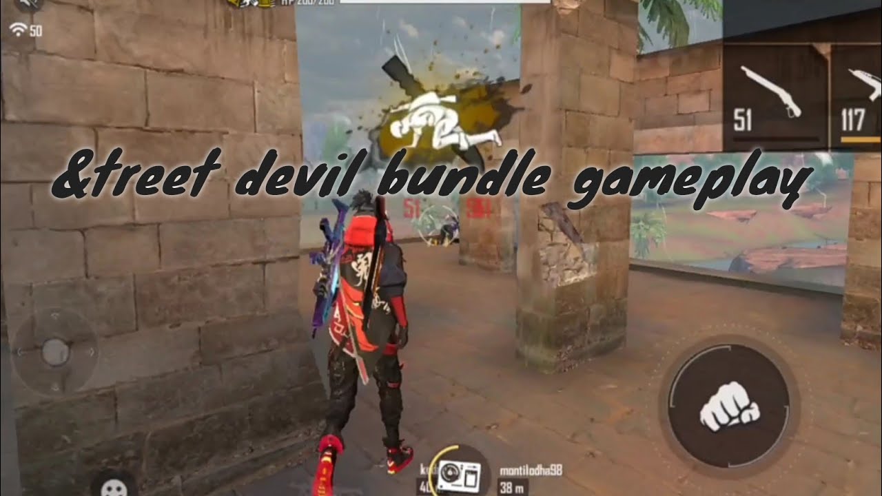 Street devil 😈😈😈 bundle gameplay | Free fire - YouTube