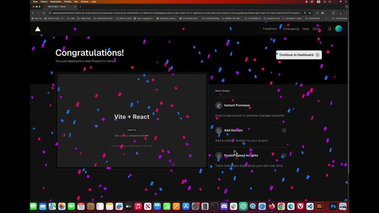 How to deploy gitHub to Vercel - YouTube
