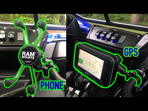 RAM MOUNTS X-GRIP PHONE MOUNT AND AMAZON GPS CASE | Best Off-road Phone ...