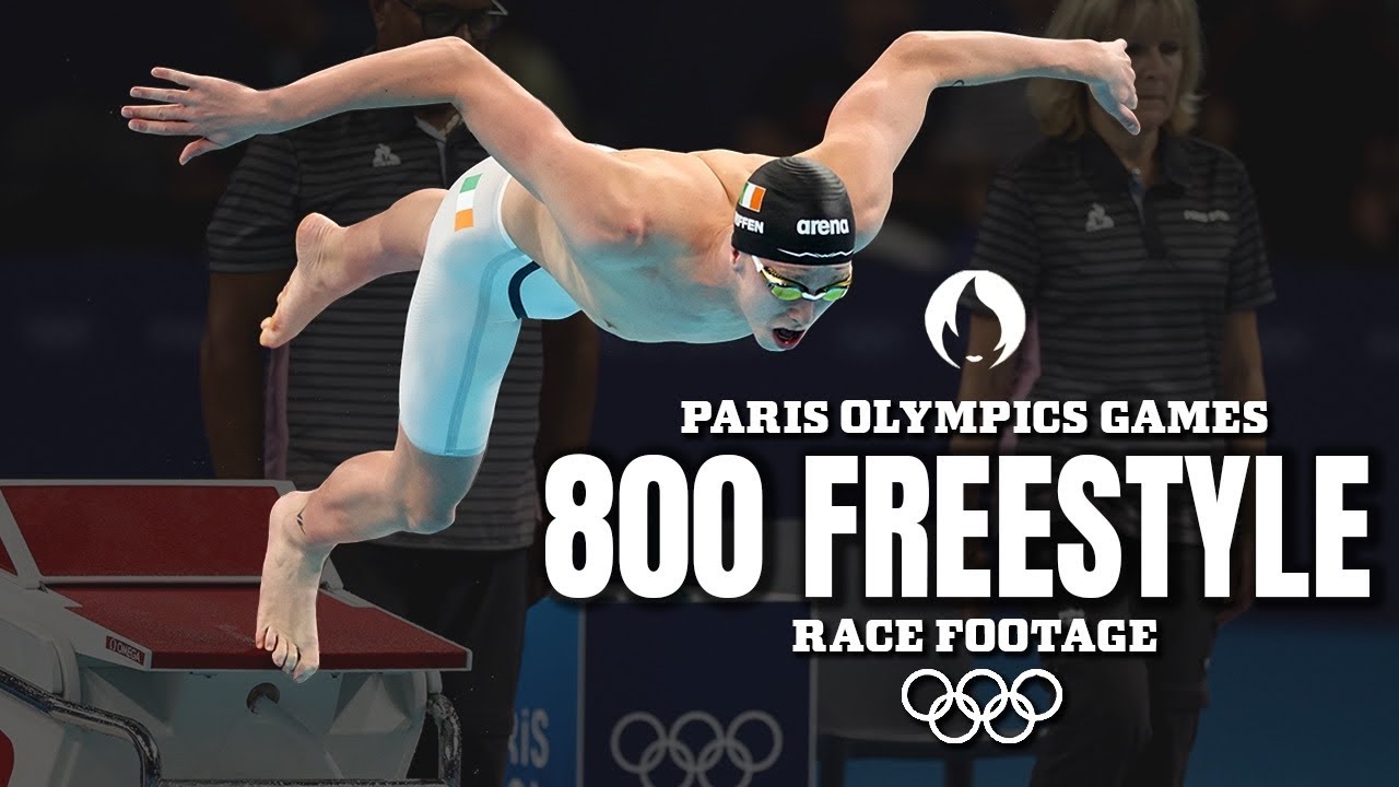 Paris Olympics 800m Freestyle Final || Race Footage - YouTube