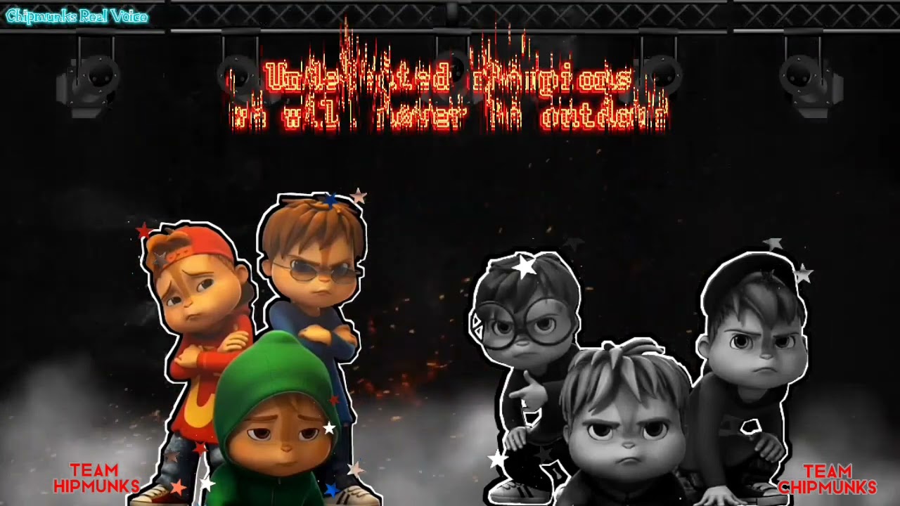 Strong Forever -[ The Chipmunks VS The Hipmunks ]- ( Lyrics ) - YouTube