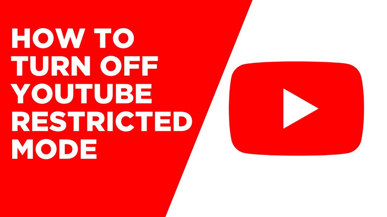 How to Turn Off YouTube Restricted Mode (Desktop & Mobile) - YouTube