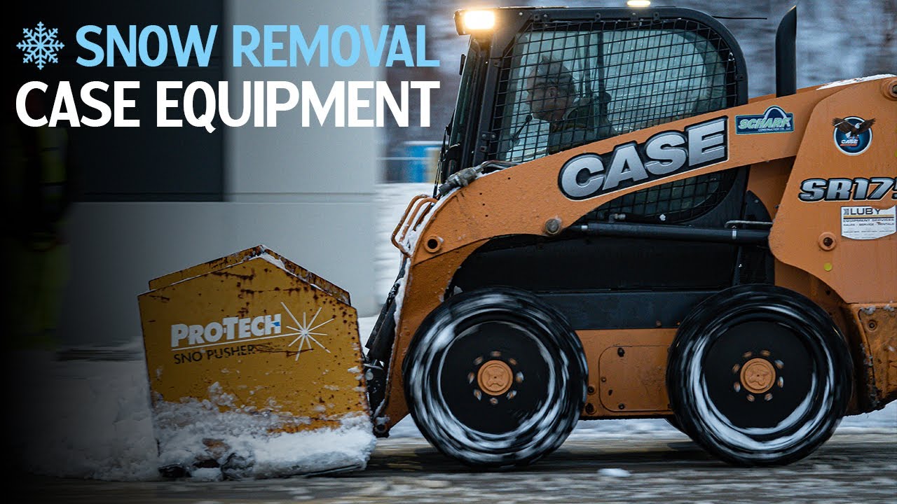 CASE Construction Equipment | Amazon Fulfillment Center Snow Removal ...