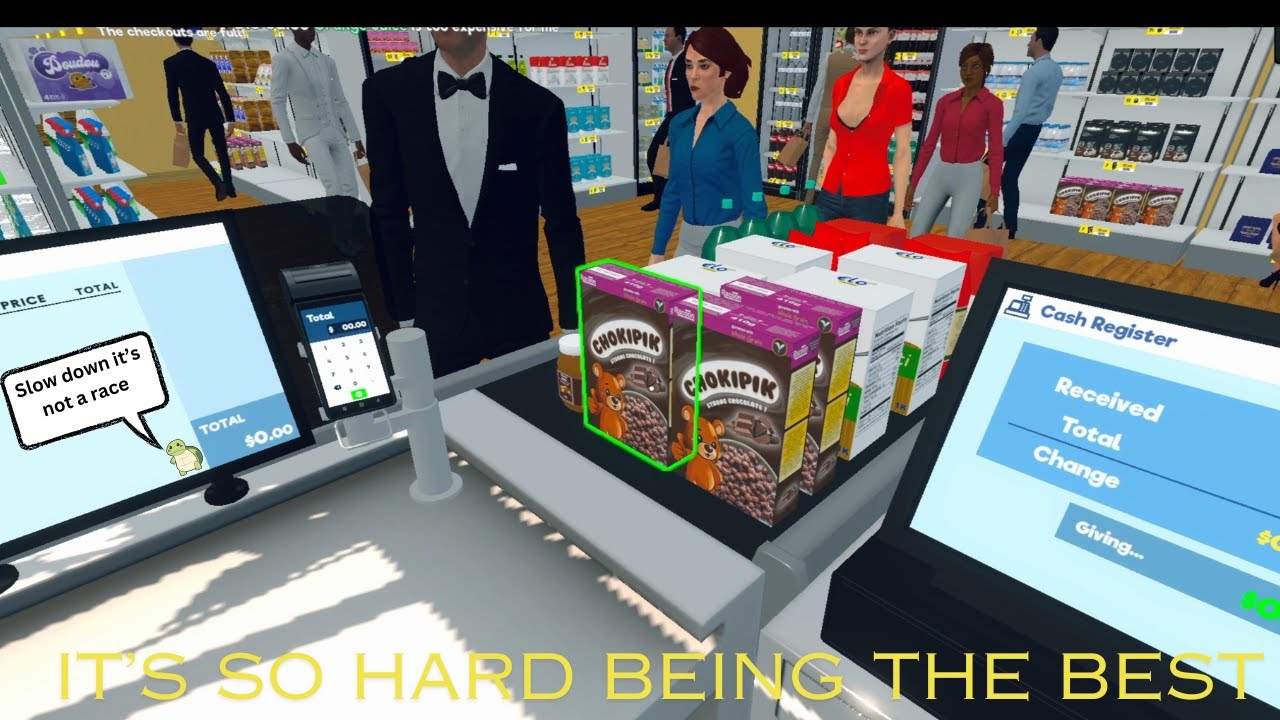 WORLD'S BEST CASHIER!!!!!! - YouTube
