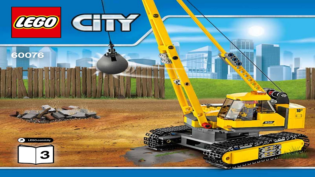 LEGO instructions - City - Construction - 60076 - Demolition Site (Book ...