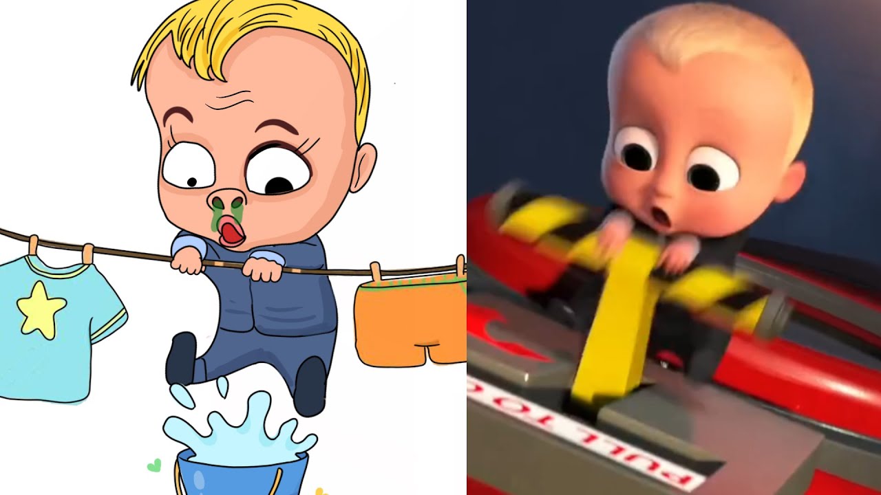 Baby boss - funny cartoon drawing meme 🤣 | Where Babies come from funny ...