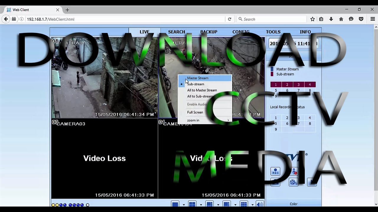 How to download CCTV videos ? - YouTube