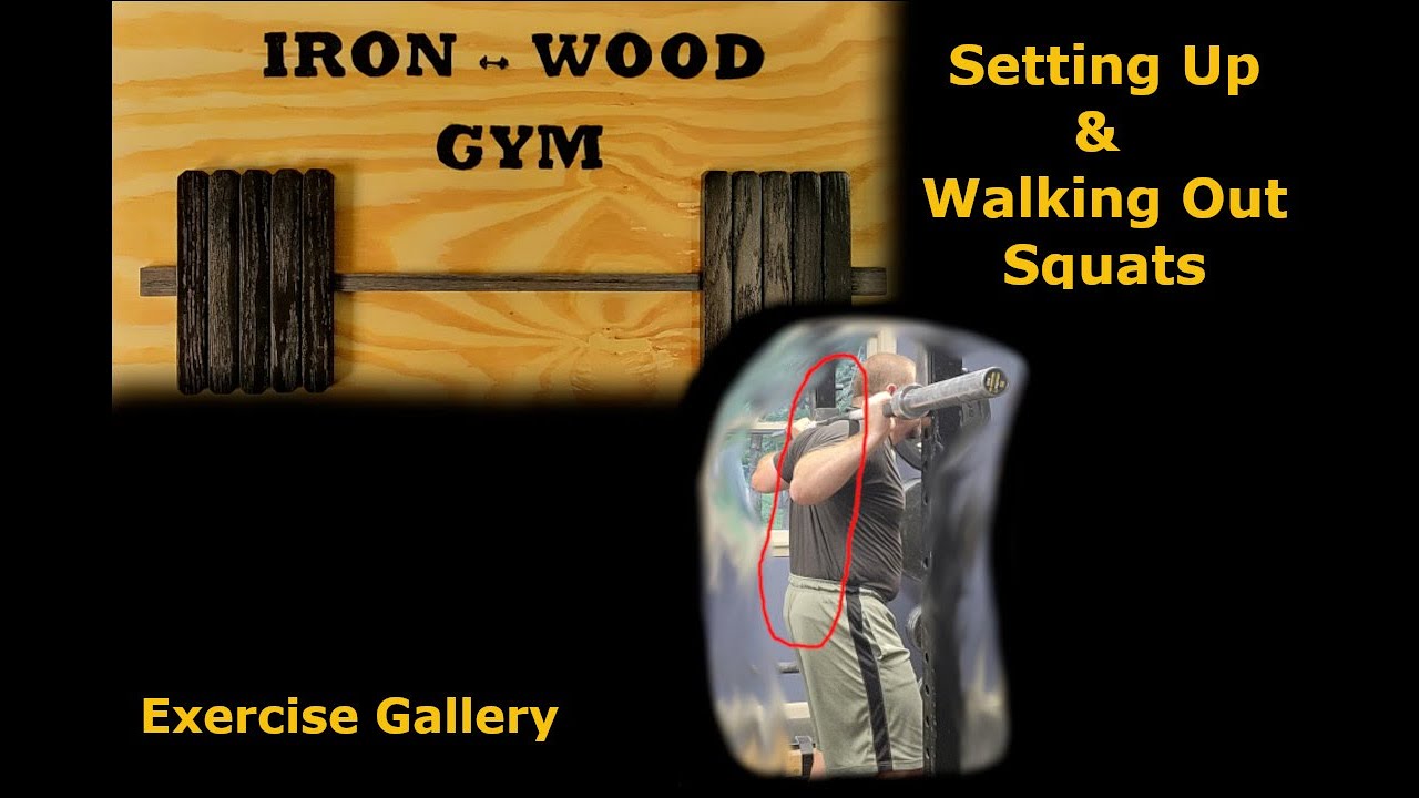 Unracking & Walking Out Squats - YouTube