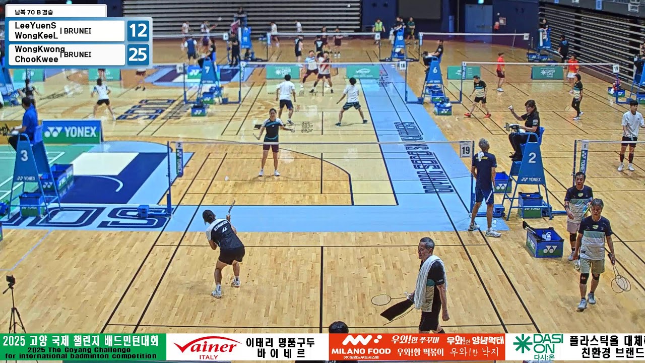 남복 70 B 결승| (BRUNEI) Lee Yuen S/Wong Kee L vs (BRUNEI) Wong Kwong/Choo ...